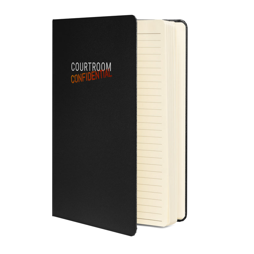 Black Hardcover Bound CC Notebook – Courtroom Confidential